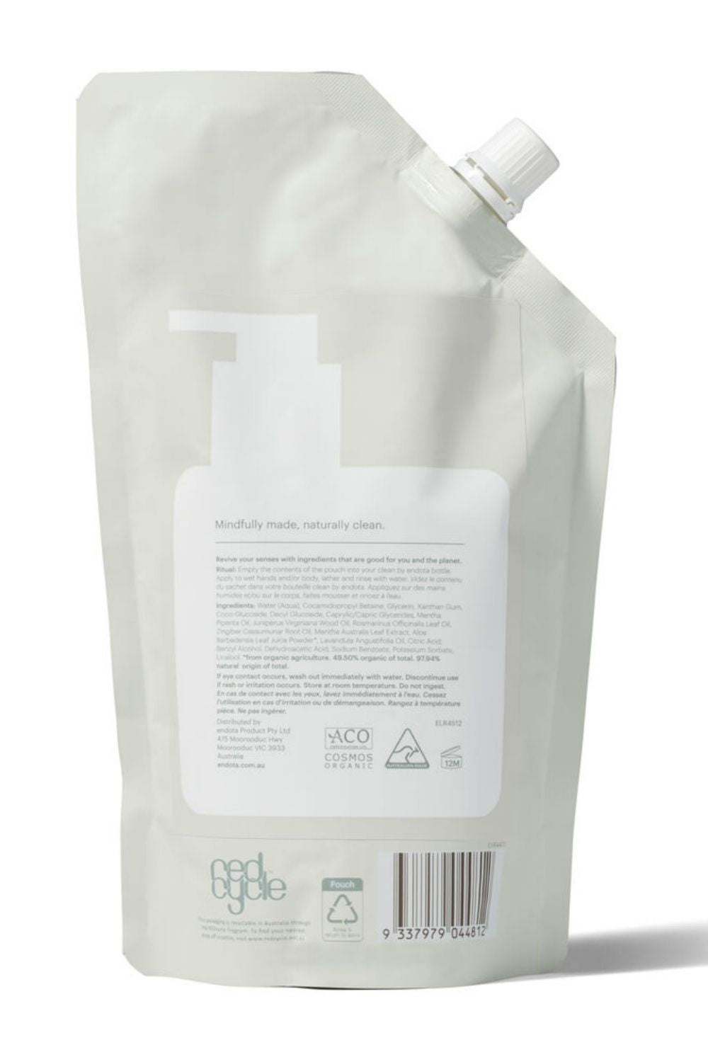 Clean by endota Native Mint & Cedarwood Hand & Body Wash 500ml Refill – Crate Expectations